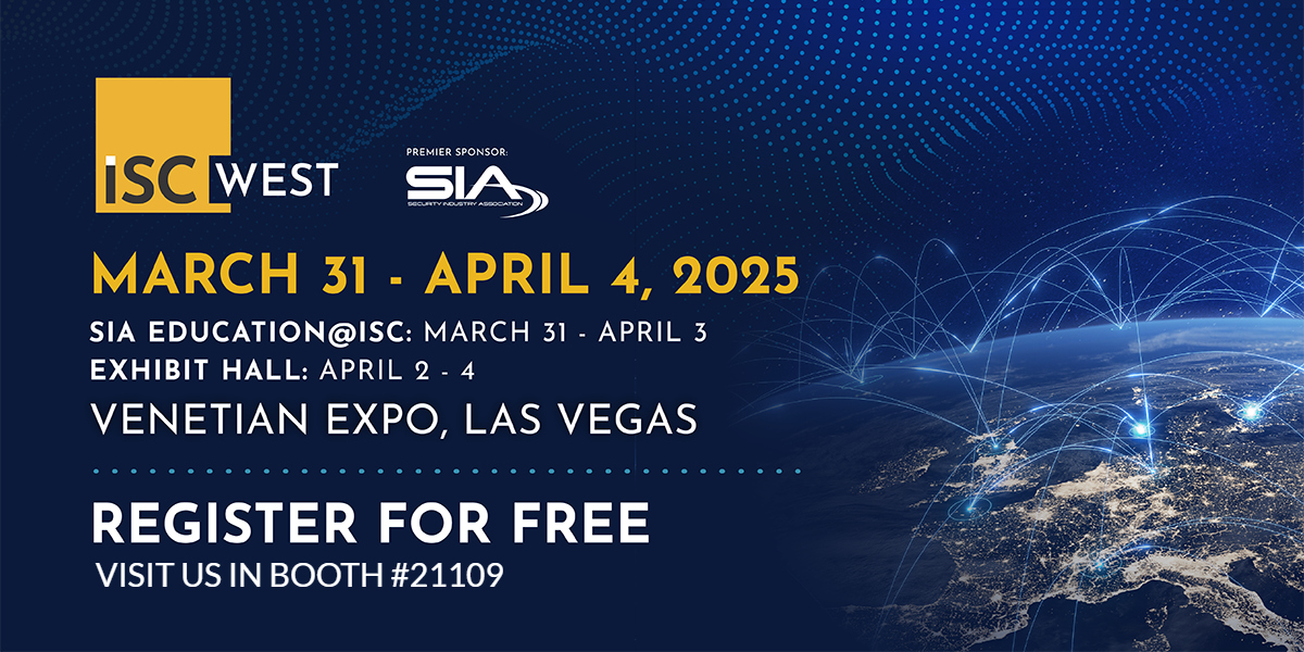 See SDC at ISC West 2025 Las Vegas - Booth#21109