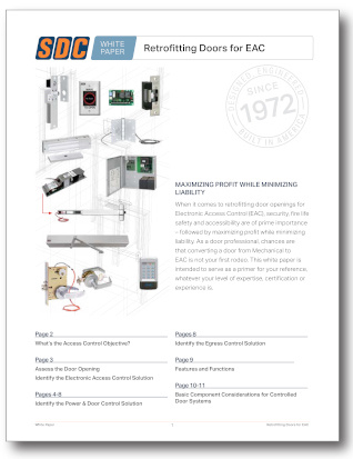 Energy Efficiency for Electronic Access Control Door Upgrades